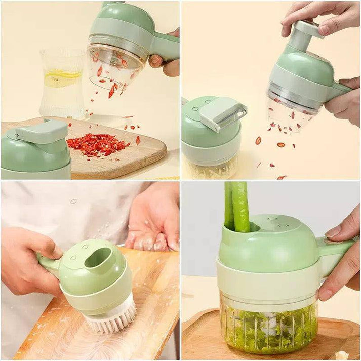 4 In 1 Electric Multifunctional Vegetables Slice Cutter – bump baby and ...
